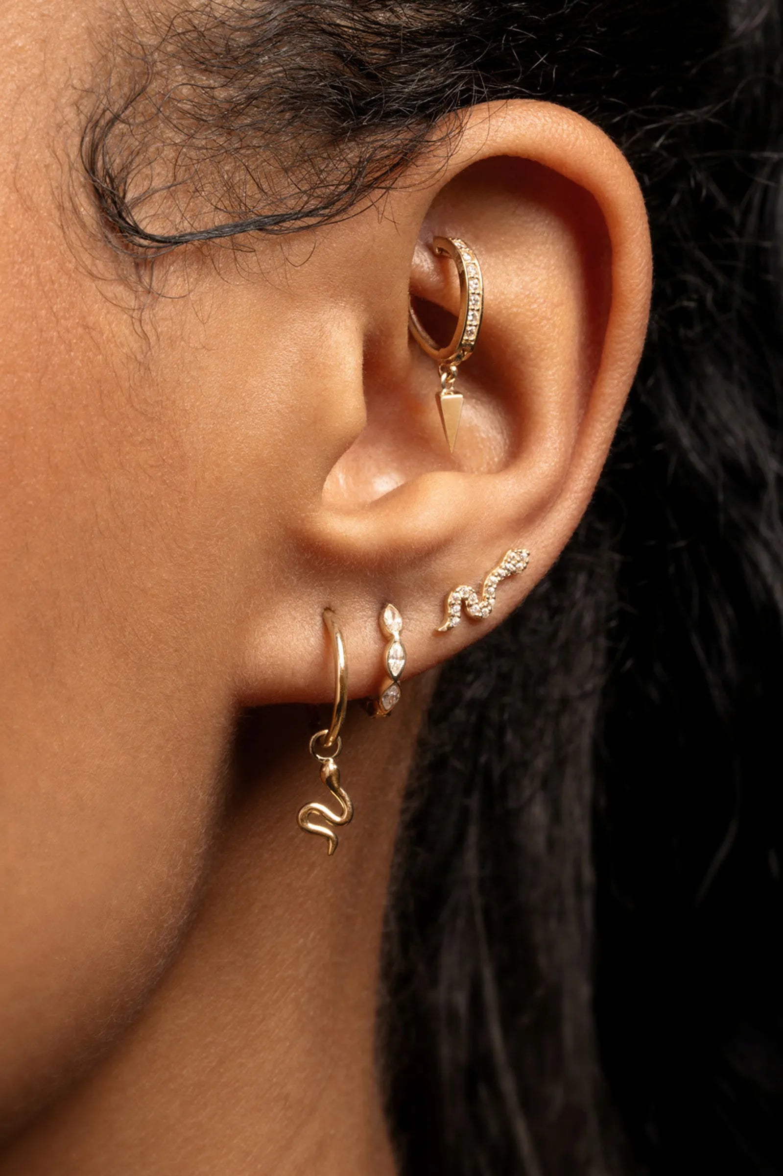 Rook Piercing Jewellery | Unique Studs & Hoops for Ears | Tish Lyon