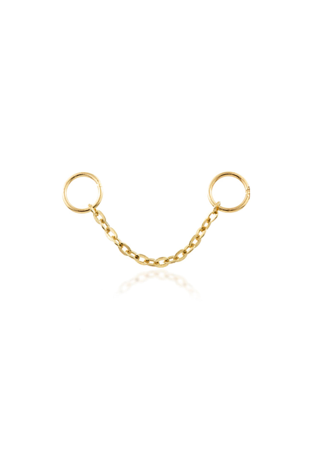 Solid 9ct Gold Hanging Chain Charm | Cartilage Chain Charm | Tish Lyon